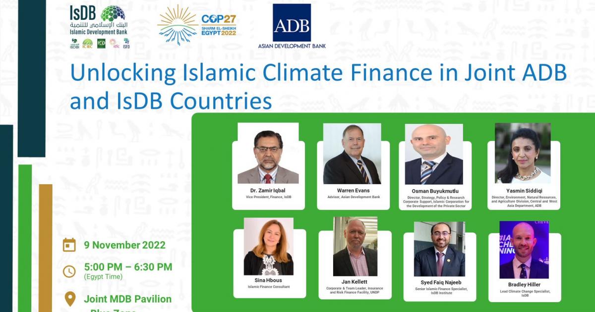 Unlocking Islamic Climate Finance In Joint Adb And Isdb Countries Isdb